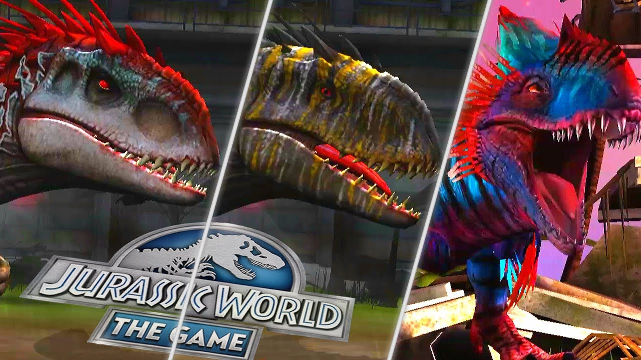 I-REX vs YUDON vs I-REX GEN 2 | JURASSIC WORLD THE GAME - YouTube