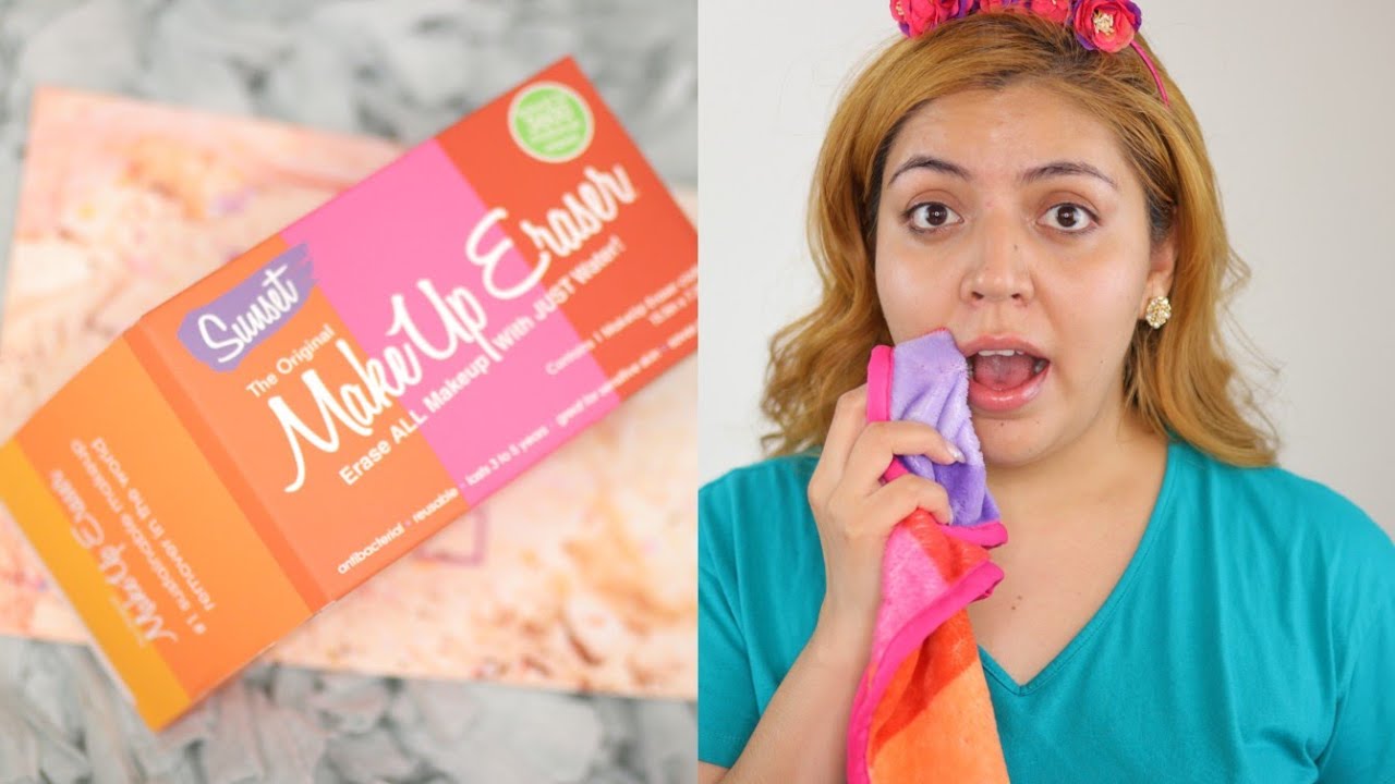 THE ORIGINAL MAKEUP ERASER SUNSET REVIEW [Tienes que Saber esto] - YouTube