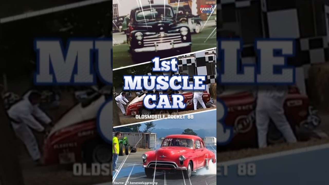 The Real First Muscle Car: Oldsmobile Rocket 88 #firstmusclecar # ...