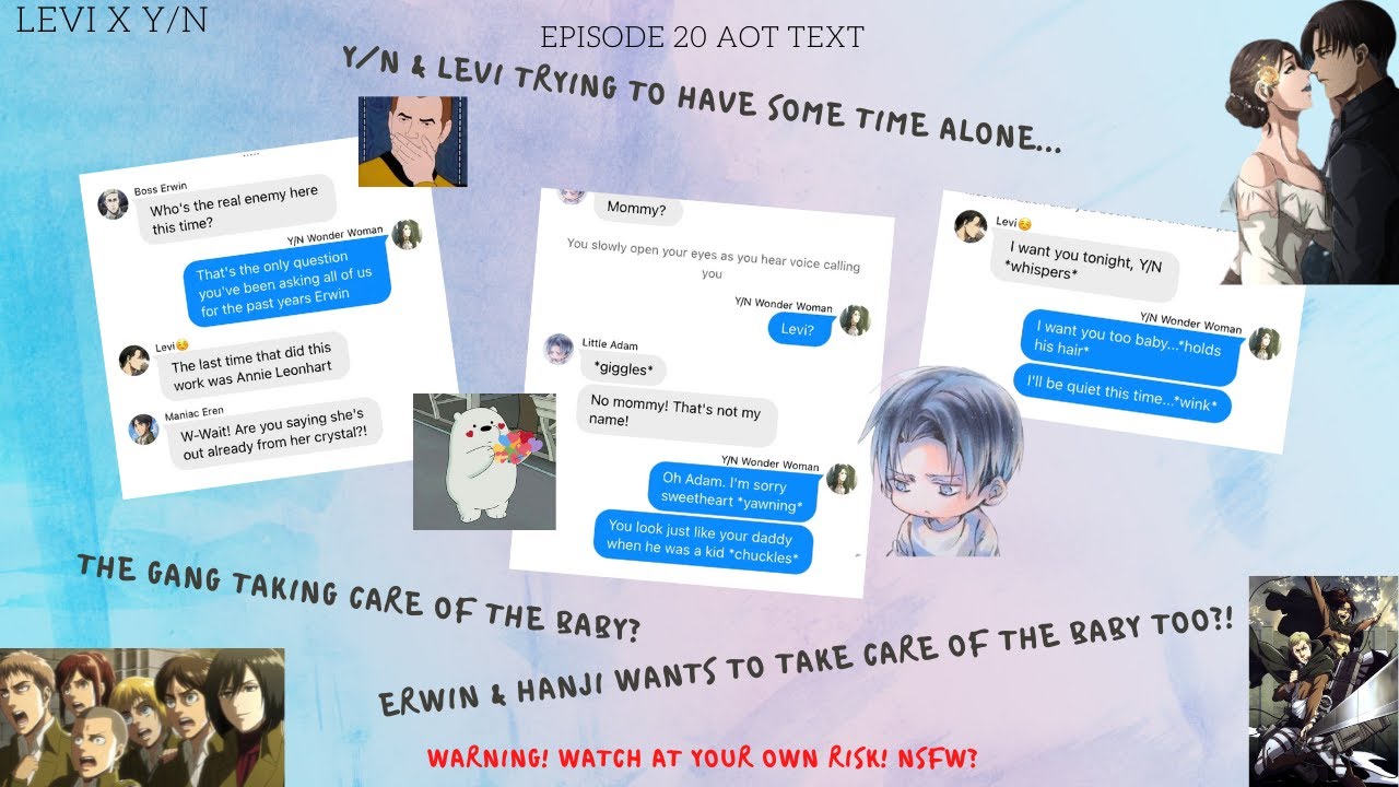 AOT Text // Episode 20 // AOT Lyric Prank // Levi x Y/N - YouTube