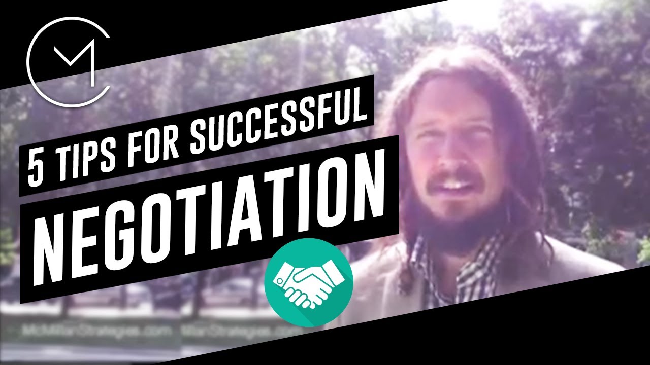 Business Negotiation; 5 Tips for Successful Negotiation in Business and ...