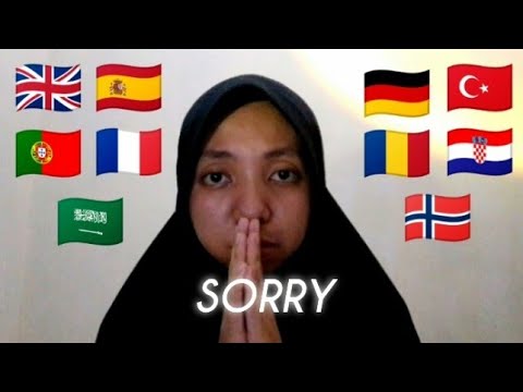 ASMR "Sorry" in 10 Different Languages - YouTube