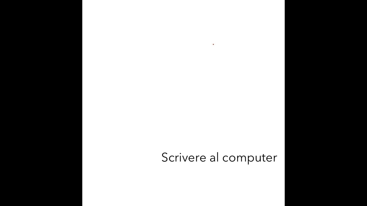Scrivere al computer n. 3 - La punteggiatura - YouTube