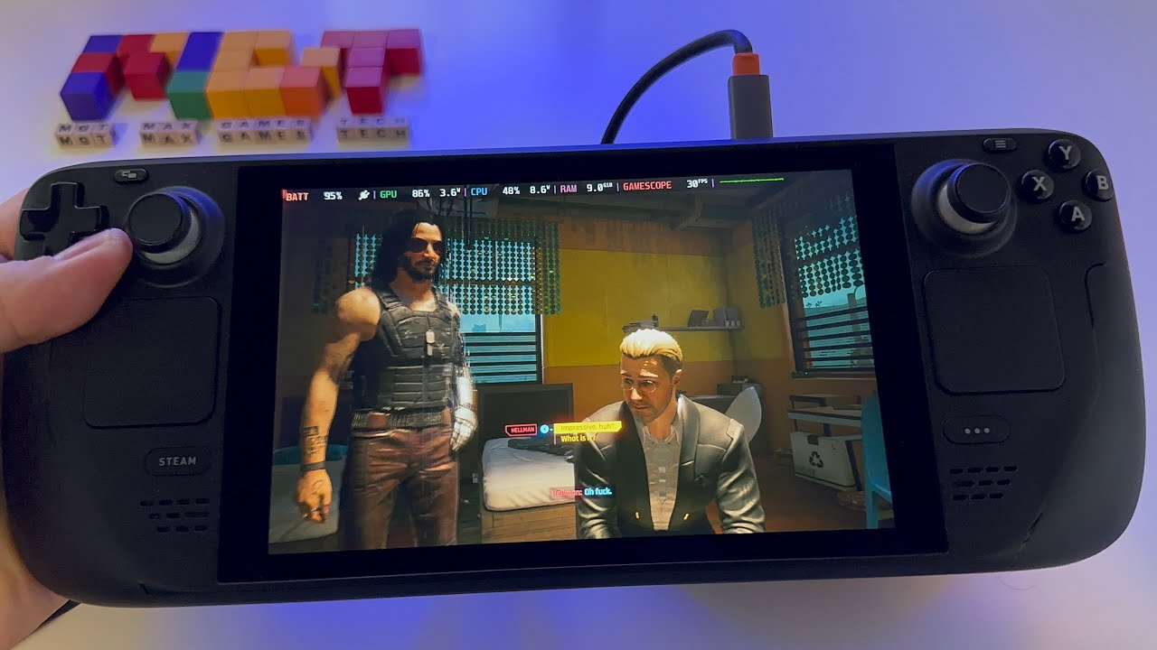 Cyberpunk 2077 - Steam Deck gameplay - YouTube
