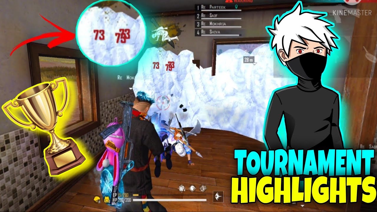 FREE FIRE TOURNAMENT HIGHLIGHTS | FREE FIRE UPCOMING CHAMPION WE ARE 😘😉 ...