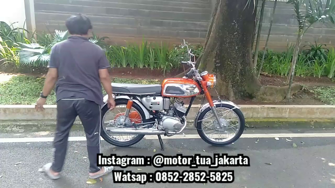 DIJUAL Yamaha AS1 YASI Twin 1970 Orange (SOLD) - YouTube