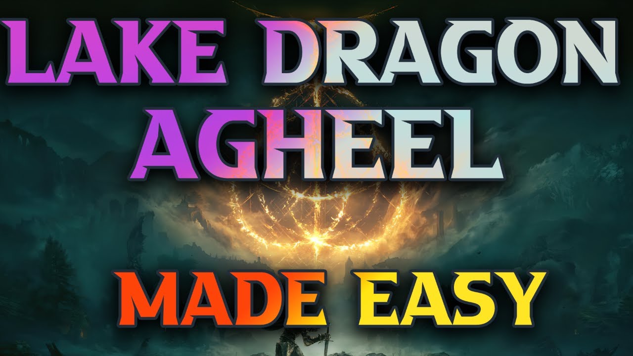 Elden Ring How To Beat Dragon Agheel - Agheel Lake Dragon Guide - YouTube