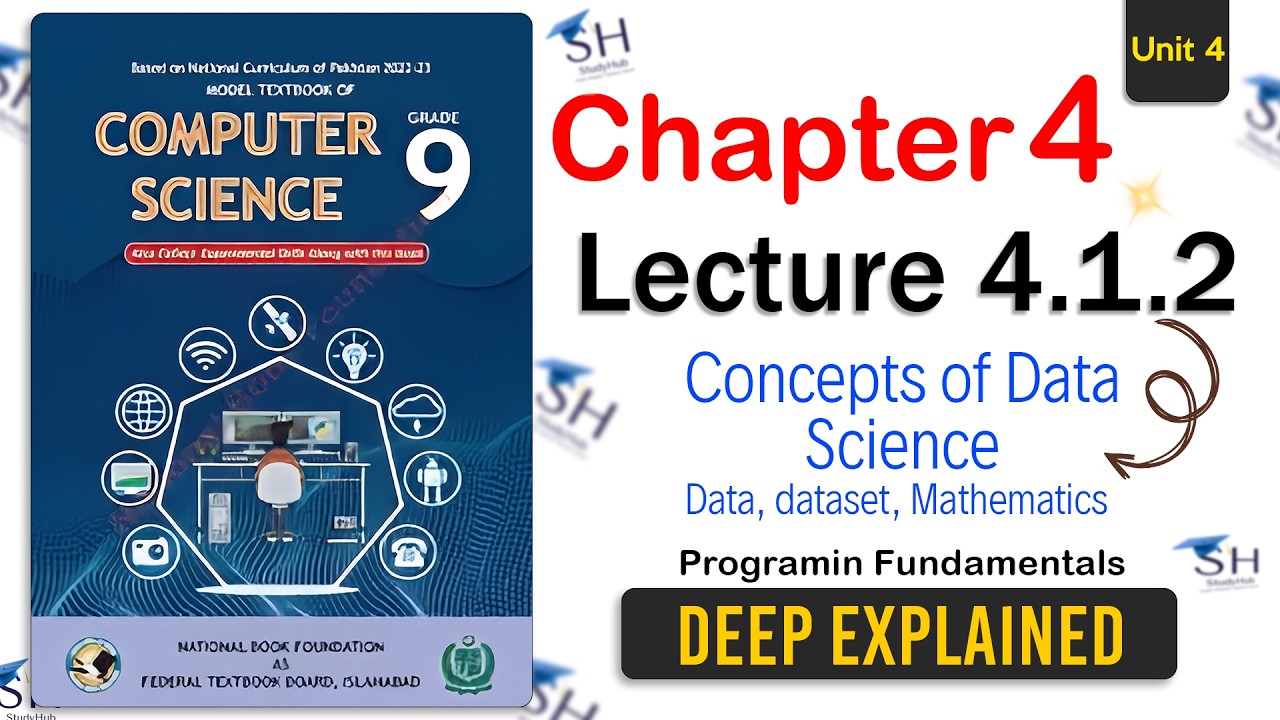 Computer Science Class 9 Unit 4 | Lecture 4.1.2 | NBF Concepts of Data ...