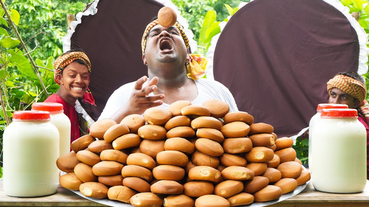 King Guy Eat Alone 16 Liter Milk with 150 Toast Biscuit - He Eat Like ...