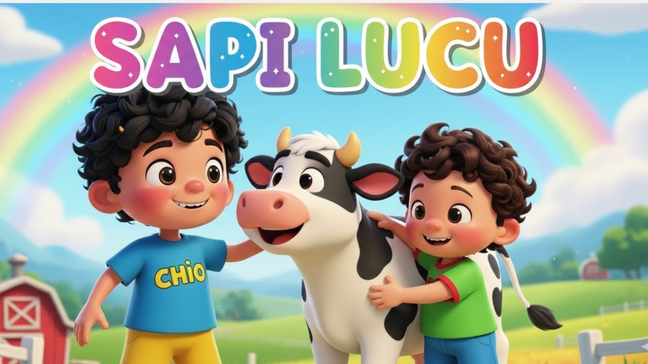 Sapi Lucu🎵 - Lagu Anak-anak Ceria | Animasi 3D Edukatif 🎶 - YouTube