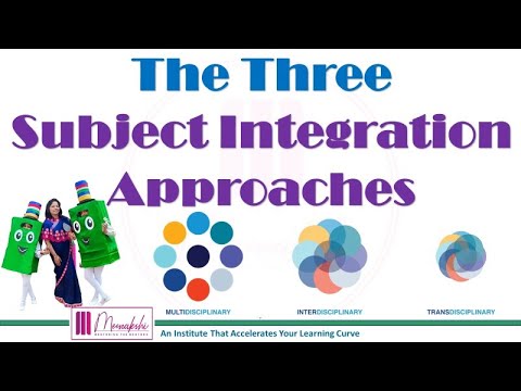 The Three Subject Integration Approaches #multidisciplinary # ...