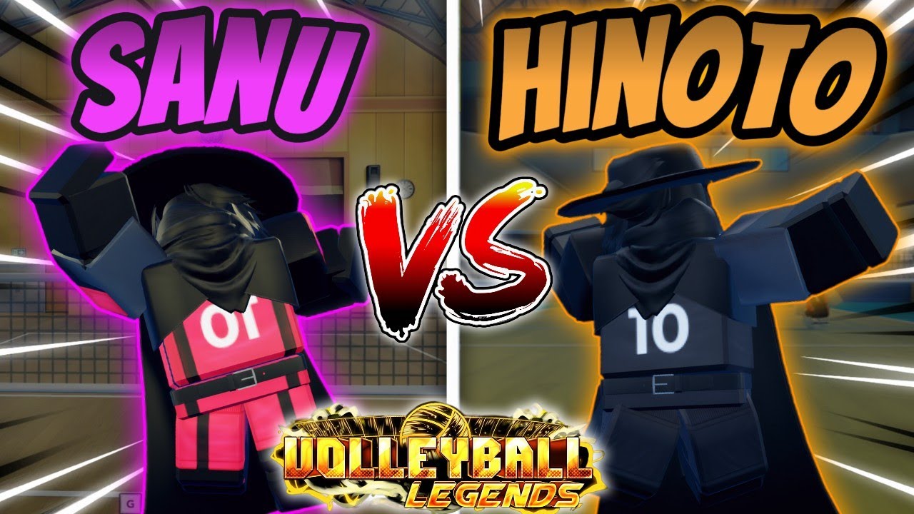 Sanu Vs Timeskip Hinoto in Volleyball Legends | The Best Secret Style ...