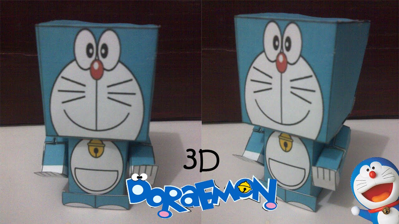 How to make 3D Doraemon - YouTube