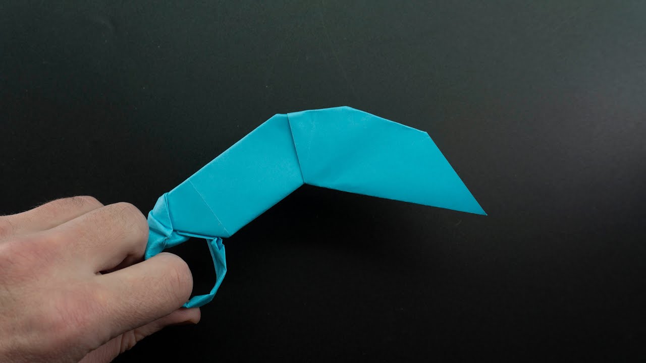 How to make a paper karambit Knife - Origami karambit - YouTube