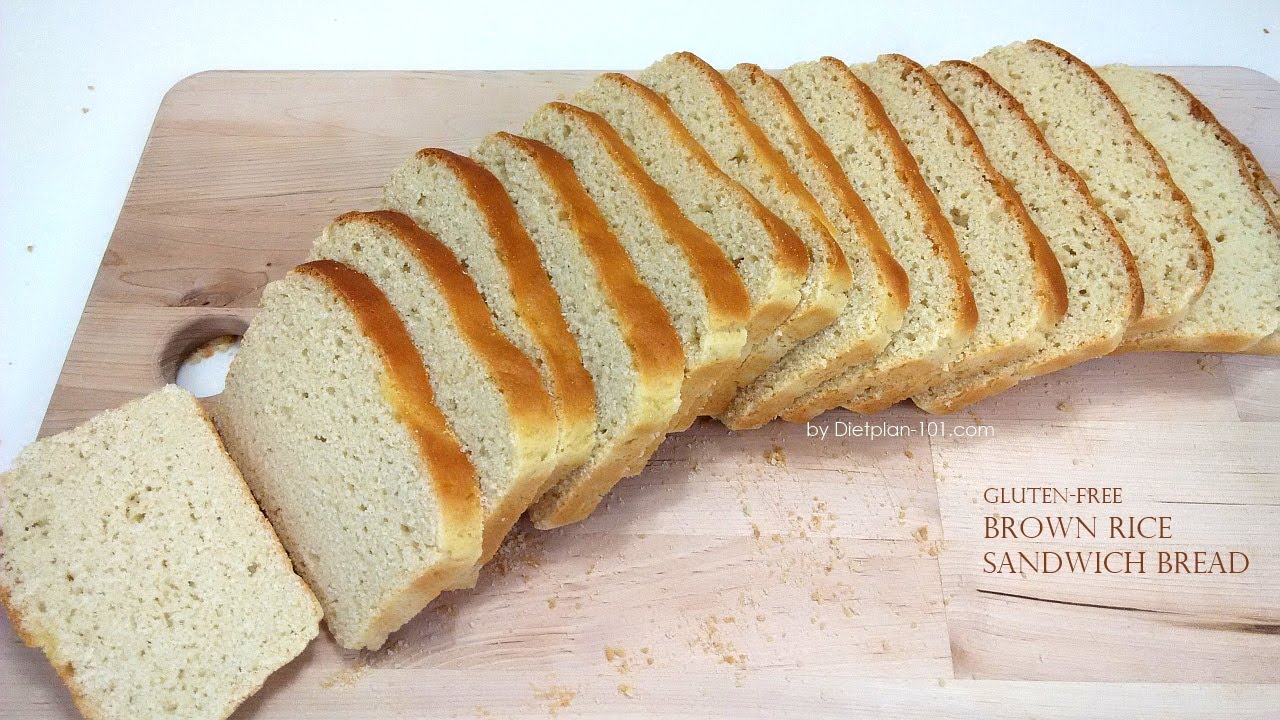 Gluten-Free Brown Rice Sandwich Bread | Dietplan-101.com - YouTube
