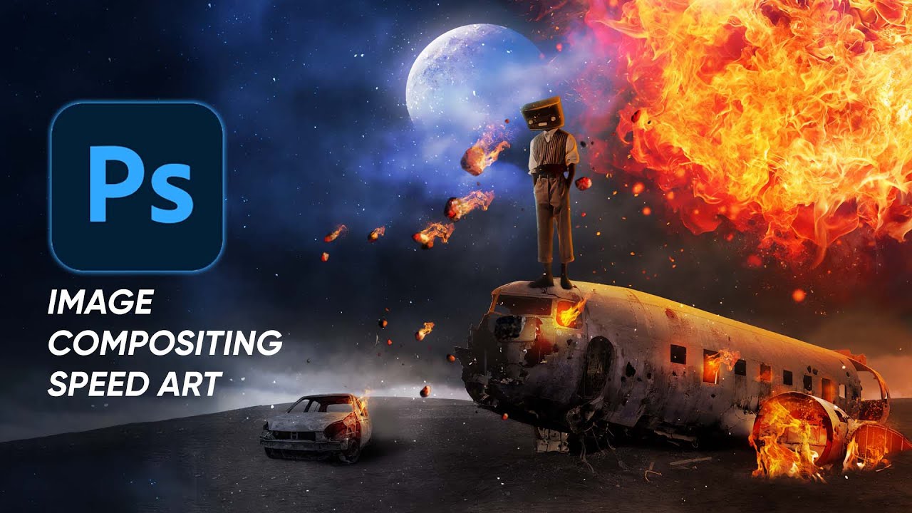 Image Composition in Photoshop | Speed Art - YouTube