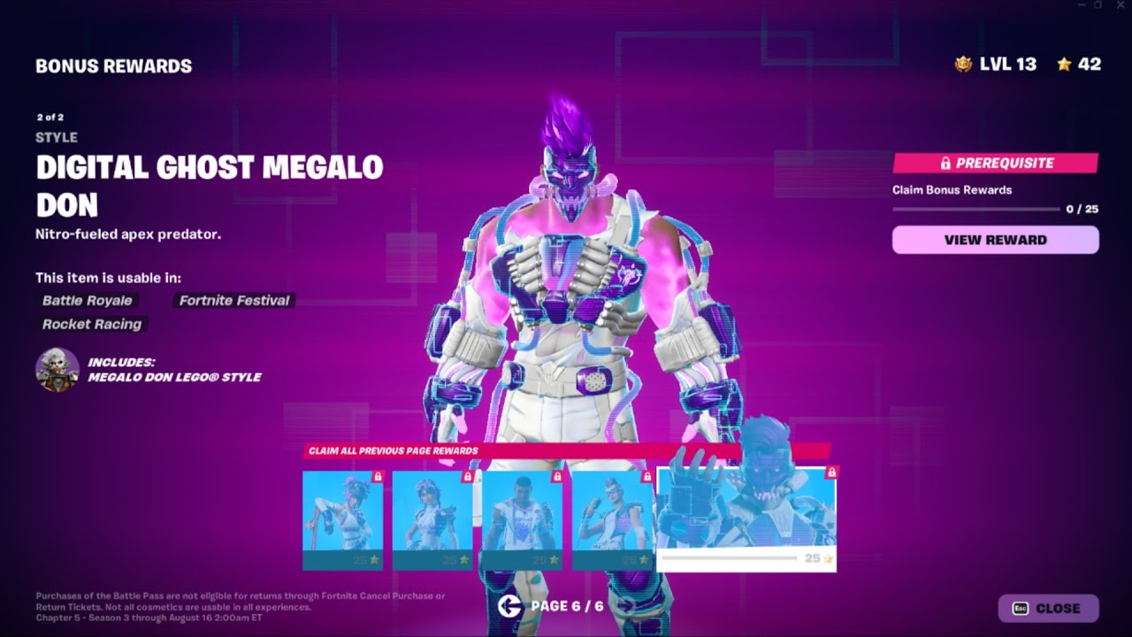 Fortnite New Super Level Styles - Chapter 5 Season 3 - YouTube