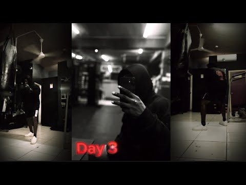 Day 3🥶 winter arc boxing workout | 2hrs of punching in 4 minutes # ...