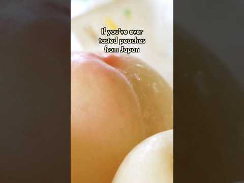 Japanese Peaches!! 🍑 💕 #japan #peaches #fruit #farmers #agriculture #japaneseculture #foodie #yummy