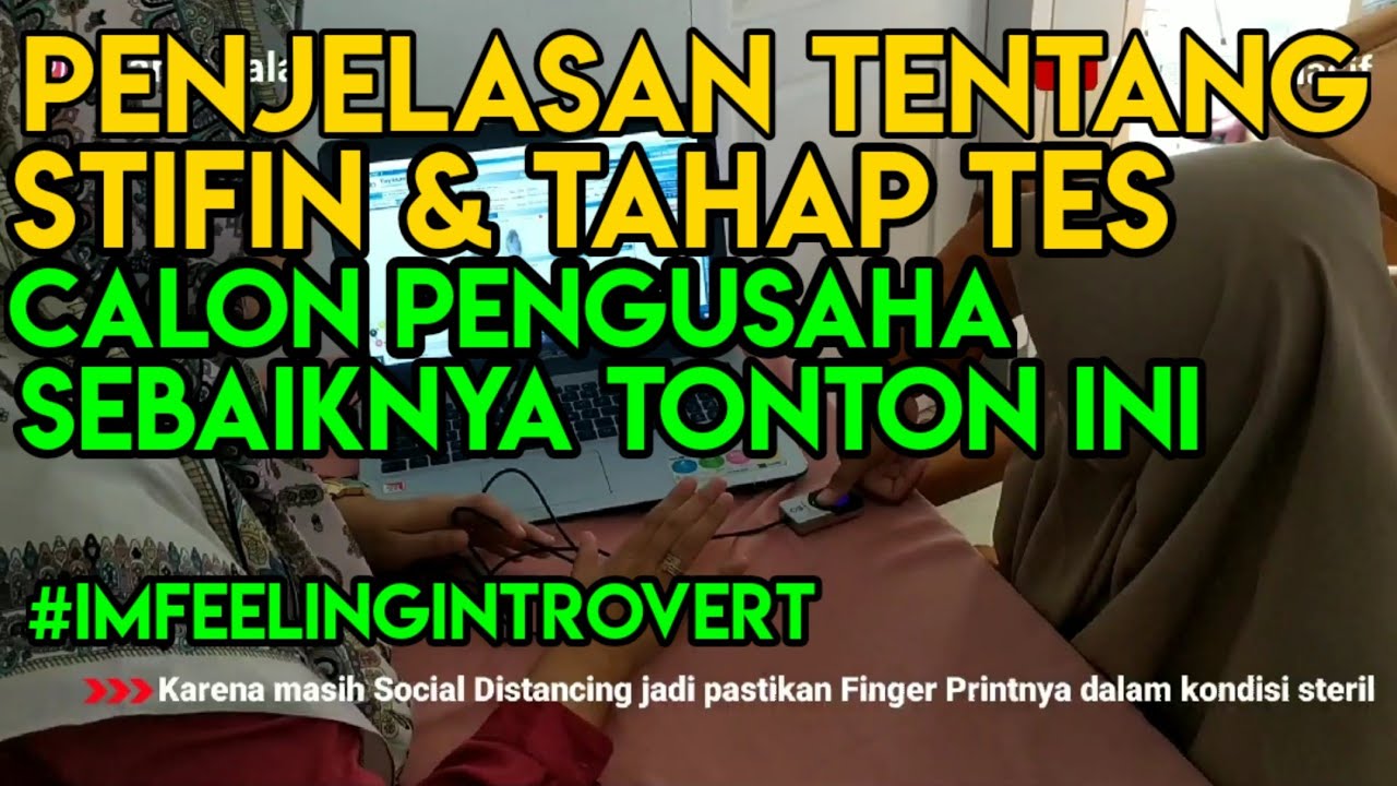 CARA TES STIFIN | PENJELASAN TENTANG STIFIn & TAHAP TES | TES MESIN ...