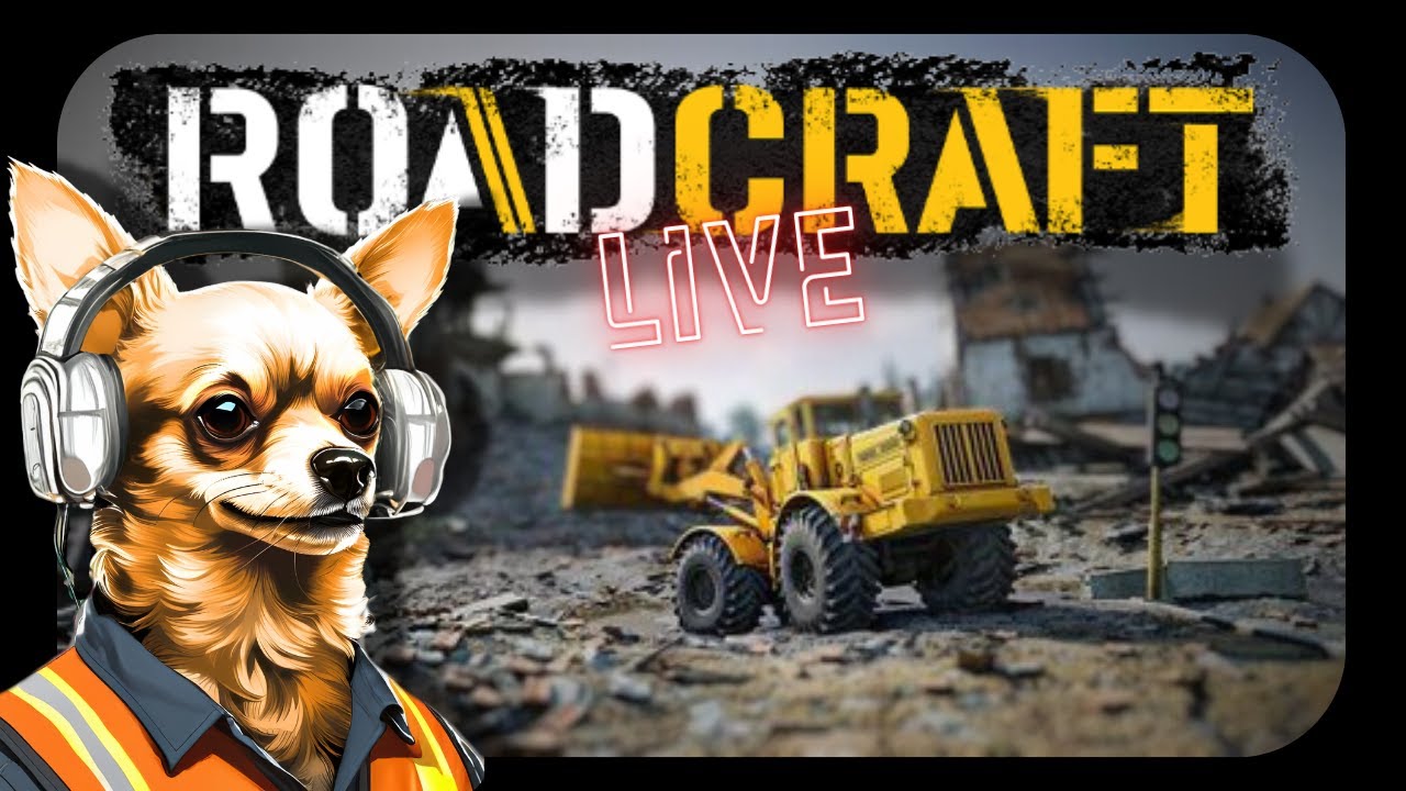 RoadCraft Demo Live! - Rebuilding all the roads on the Hard Map - YouTube
