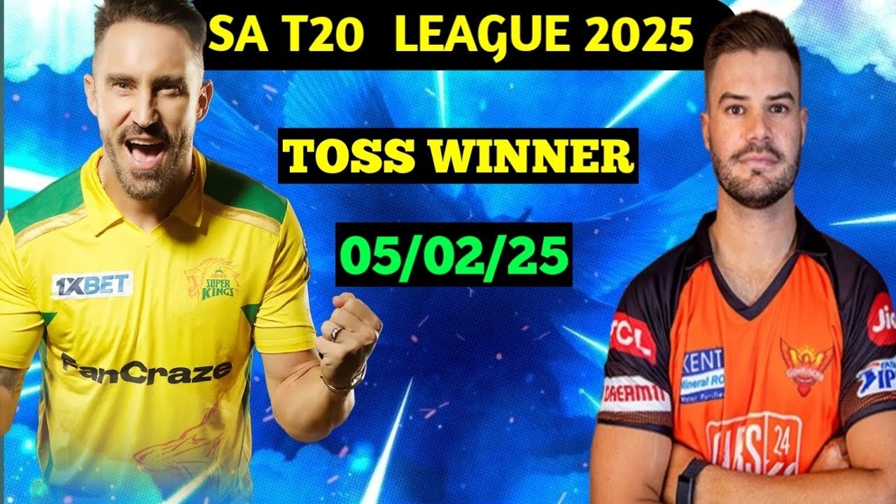 joburg super kings vs sunrisers eastern cape toss winner kan hai toss ...