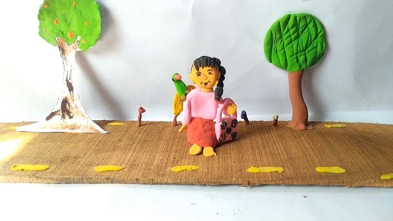 how to make beautiful clay cartoon| clay videos for kids| clay cartoon ...
