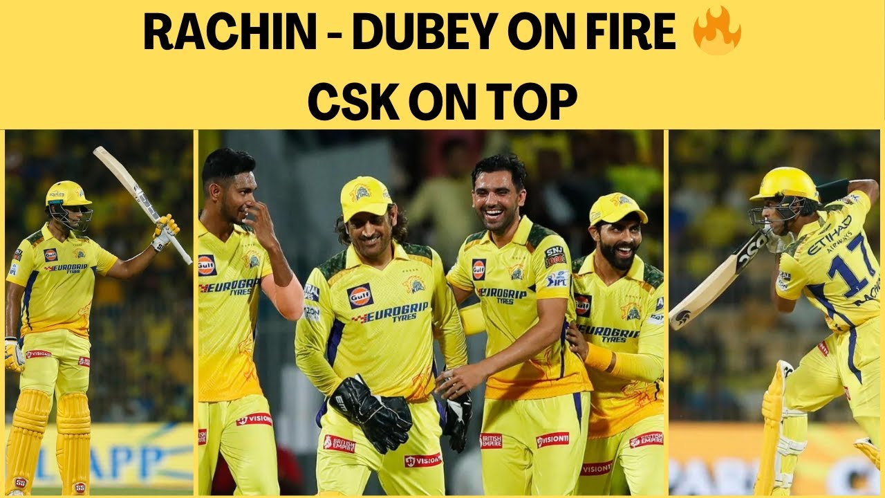 CSK VS GT: Rachin-Dubey on fire | CSK on Top | CricTalks | EP 112 #ipl ...