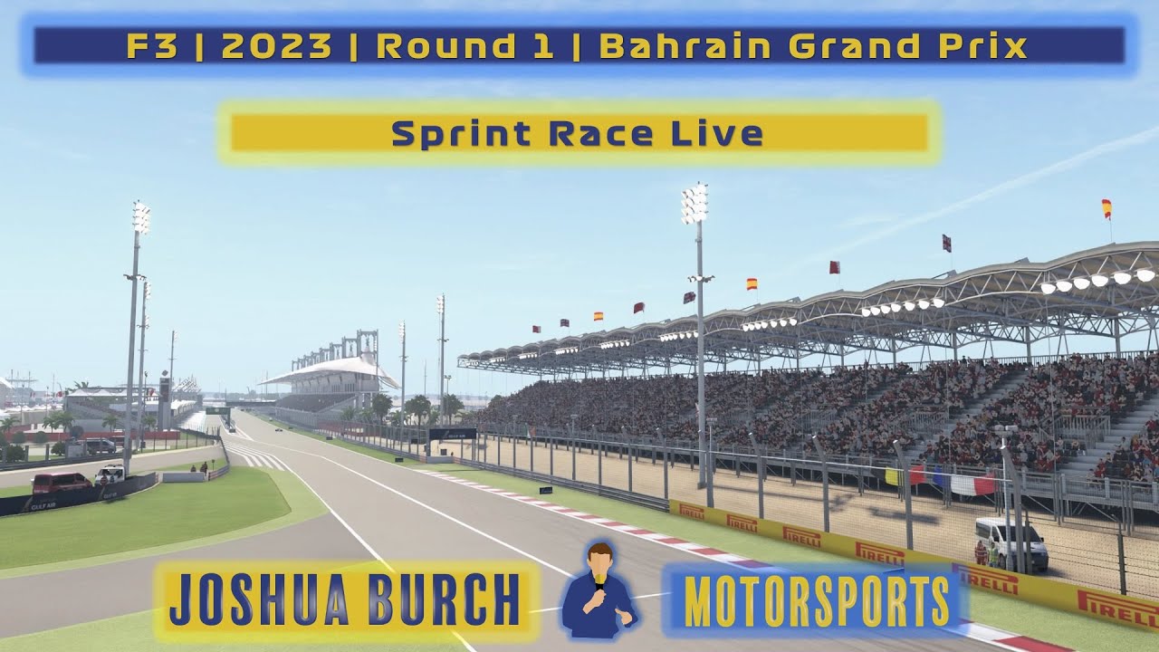 🔴 F3 | 2023 | Round 1 | #BahrainGP | Sprint Race Live - YouTube