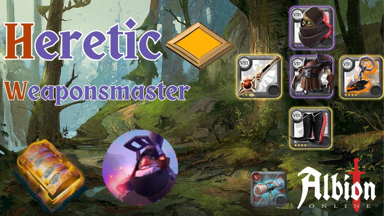 ALbion Online Group Dungeon ! Maestro de Armas Hereje - YouTube