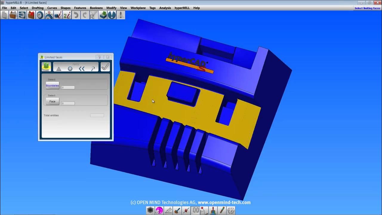 CAD for CAM software hyperCAD S Tutorial Part 12 Selection YouTube - YouTube