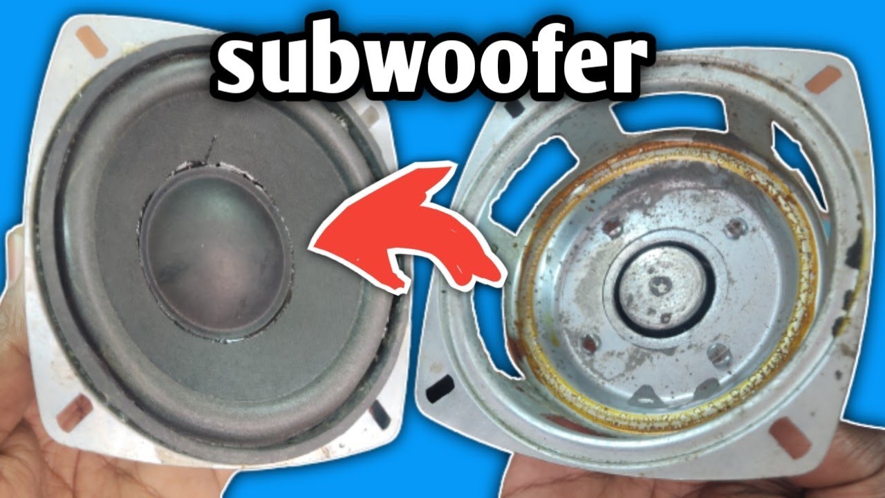 how to repair home theatre subwoofer // कैसे होम थिएटर का सबवॉफर रिपेयर ...