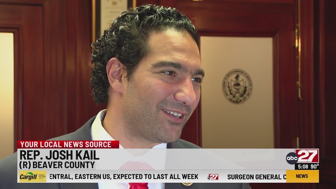 Rep. Josh Kail details balancing eight kids with political duties - YouTube