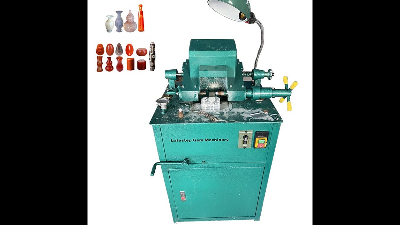 Make a crystal oval cab with gem shaping machine #cabochon # ...