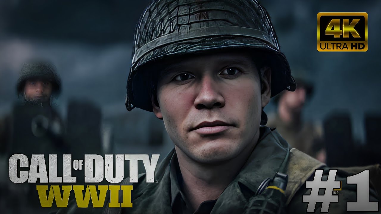 Call Of Duty WWII Pc 4K Ultra Hd Max Graphics First Look Gameplay ...