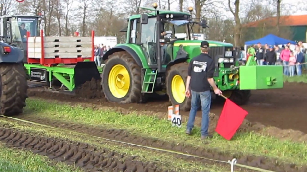 John Deere beim 4.Trecker-treck in Breinermoor am 02-04-2017 - YouTube