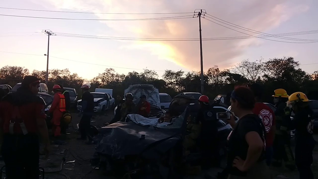 Práctica de extracción vehicular 2 parte - YouTube