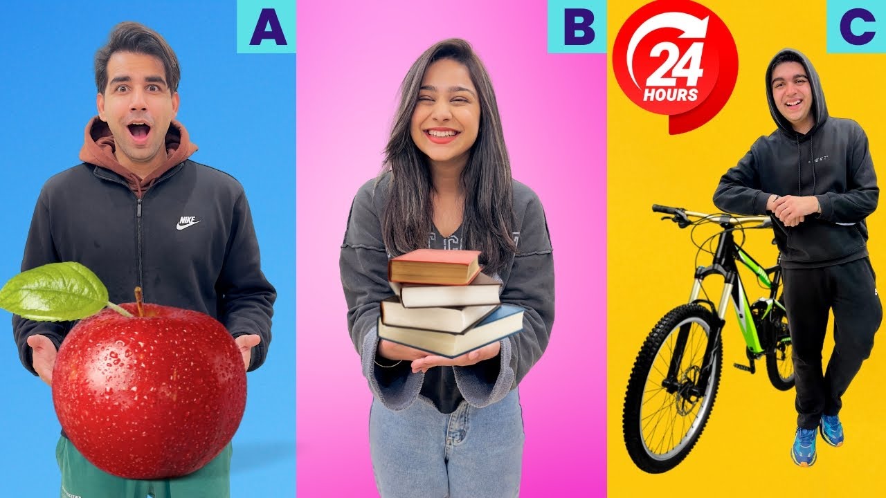 ALPHABETICAL ORDER CHALLENGE FOR 24 HOURS PART 2 | Rimorav Vlogs - YouTube