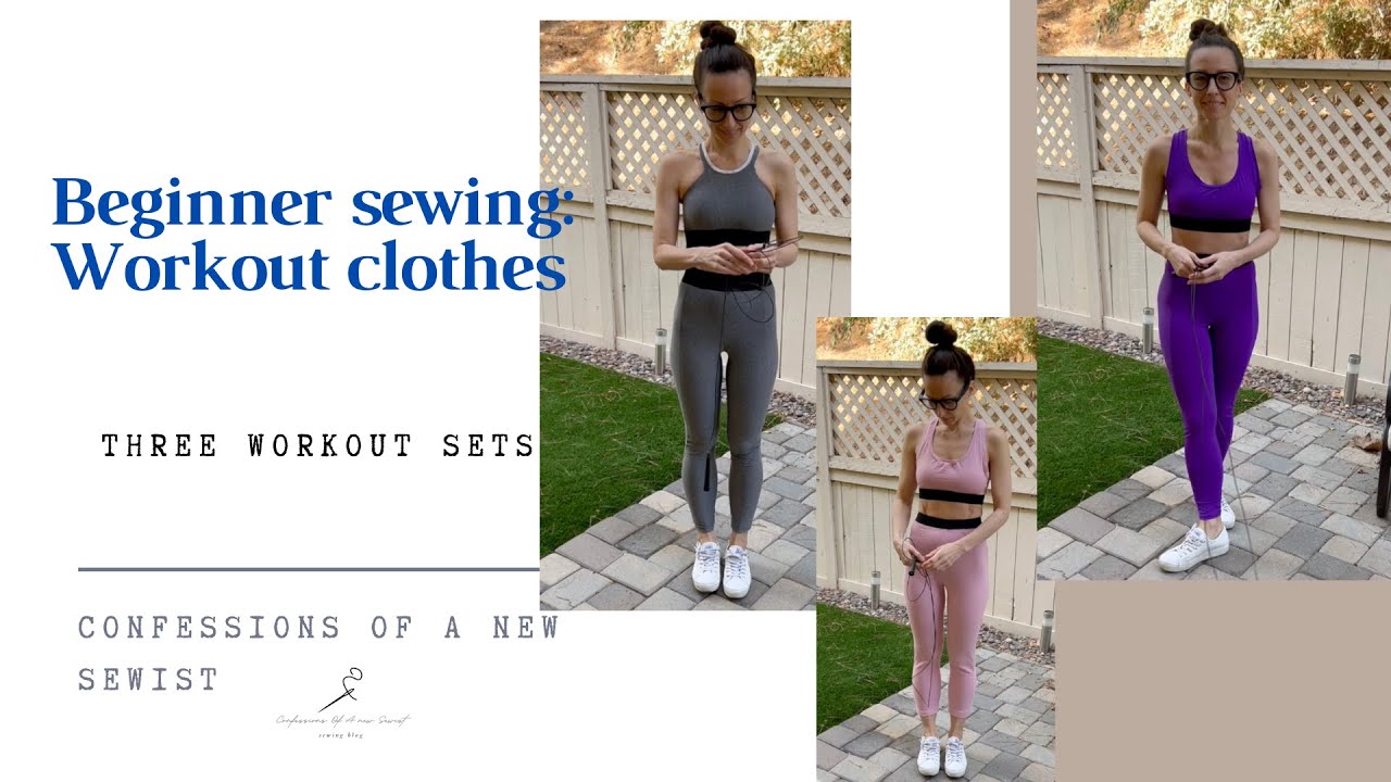 Sewing My Own Workout Sets: Patterns, Fabrics, and Finished Looks - YouTube