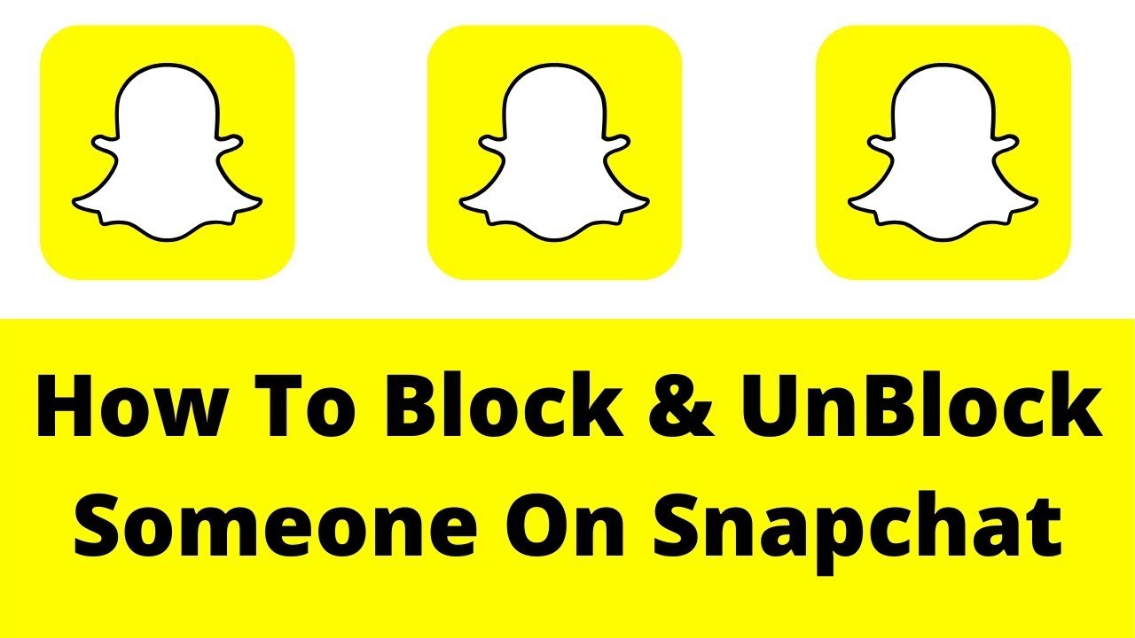 How to Block And Unblock Someone On Snapchat 2020 #snapchat #block # ...