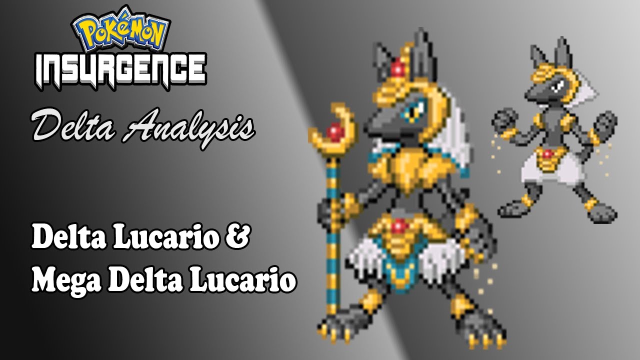 Wrath of the Pharaoh! Pokemon Delta Analysis: Delta Lucario - YouTube
