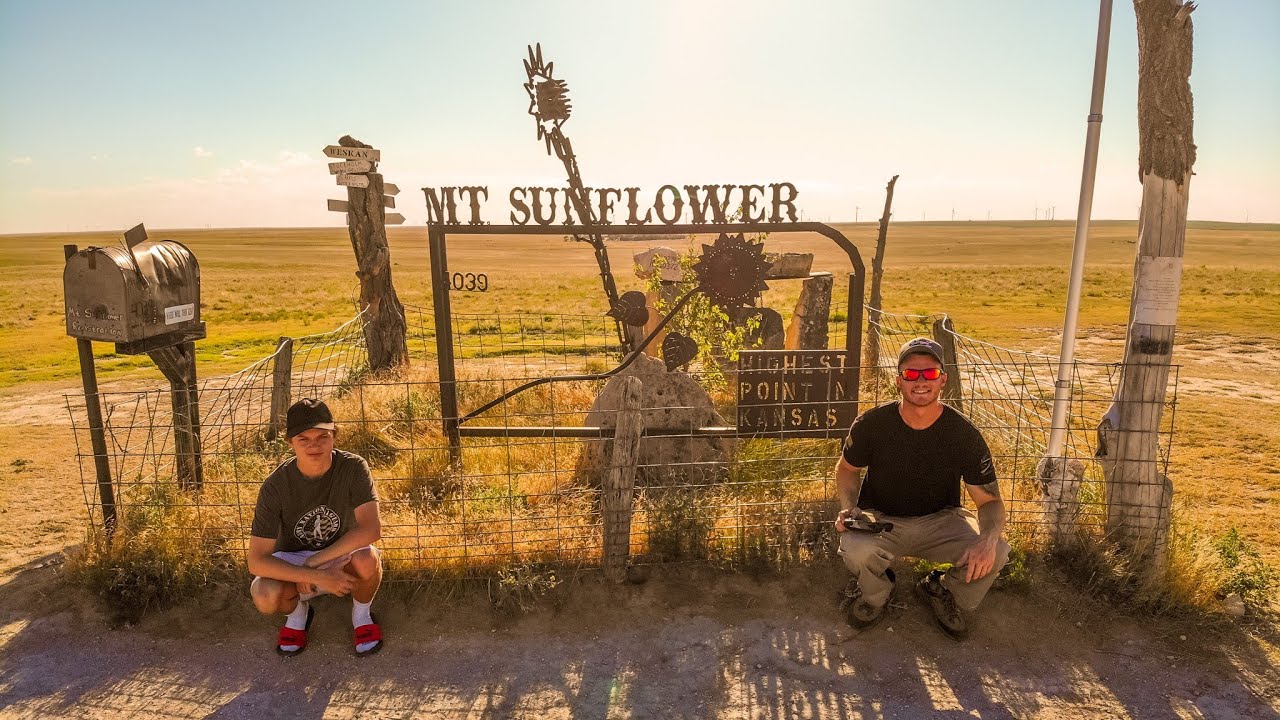 The Highest Point in KANSAS | Mt. Sunflower - YouTube