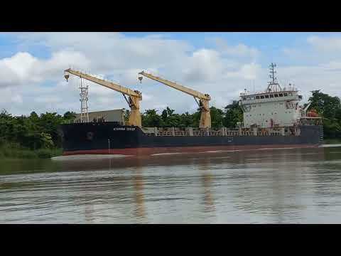 Generator engine crazing the fly river