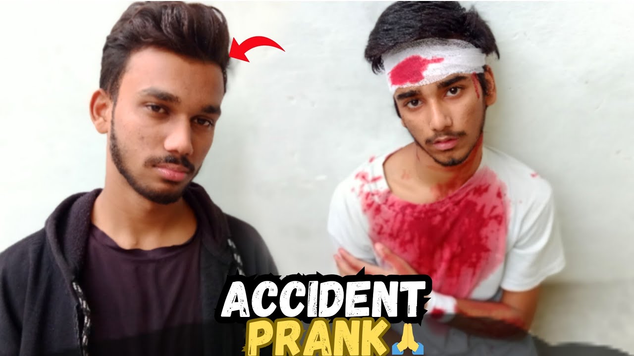 Accident hogya😱 | Fake accident prank on best friend 😭 (gone wrong ...