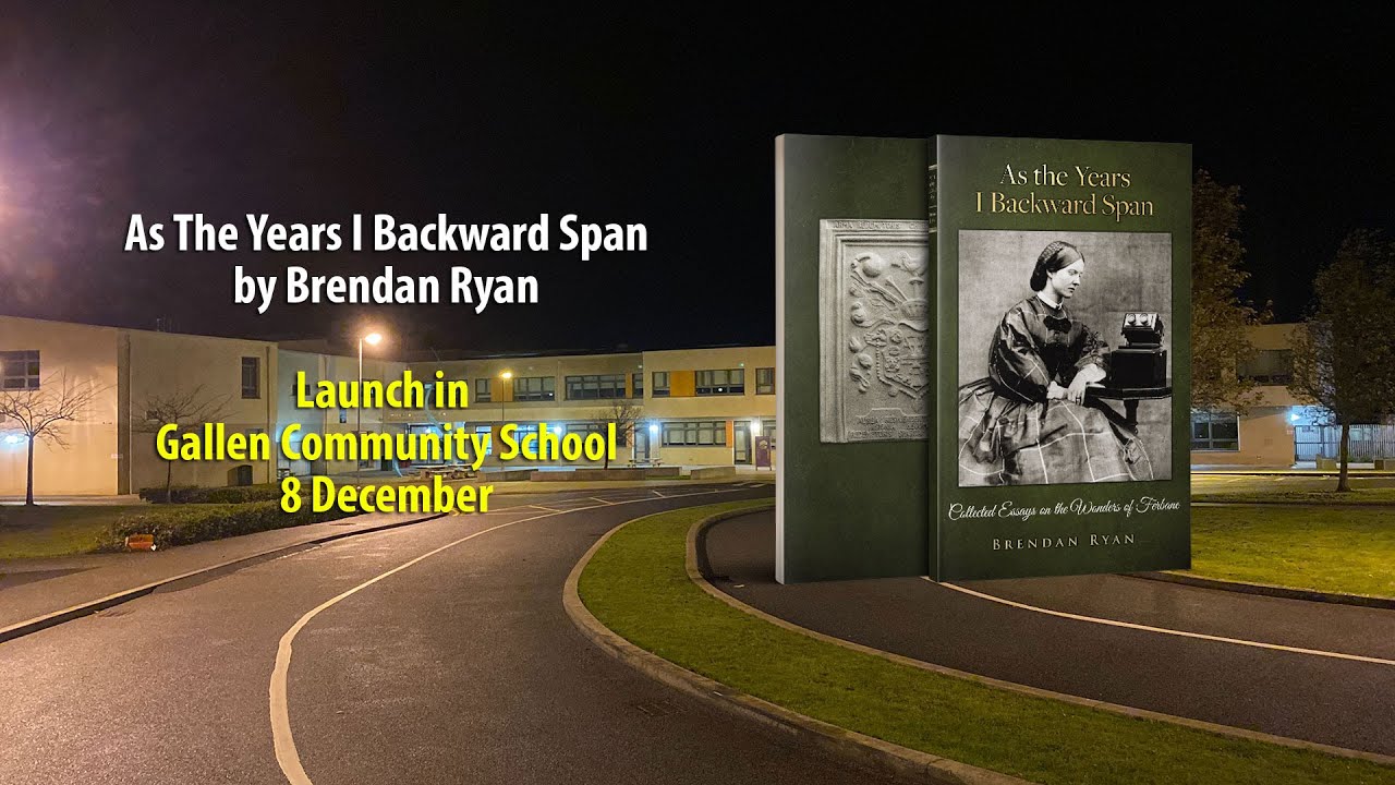 Launch of "As The Years I Backward Span" by Brendan Ryan - YouTube