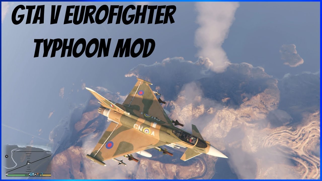 GTA V EUROFIGHTER TYPHOON MOD - YouTube