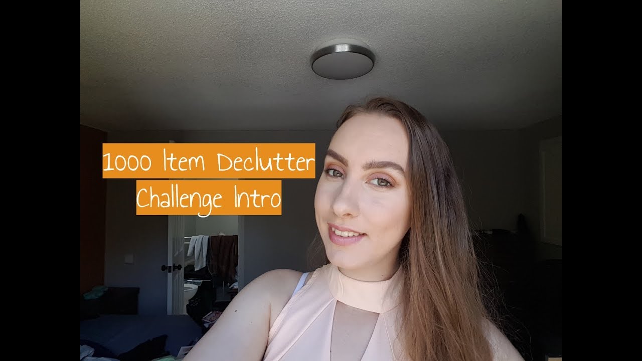 1000 Item Declutter Challenge Intro | Messy, Cluttered House Tour - YouTube