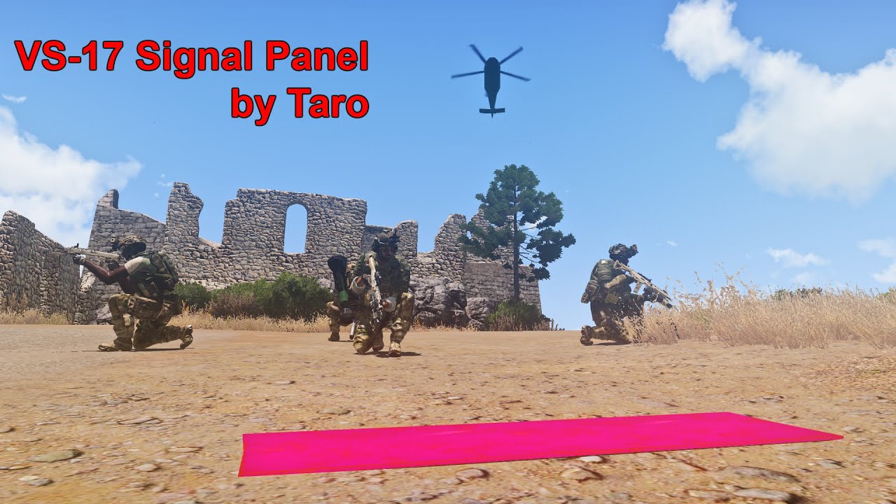 Arma 3 VS-17 Panel with AI Helicopter - YouTube