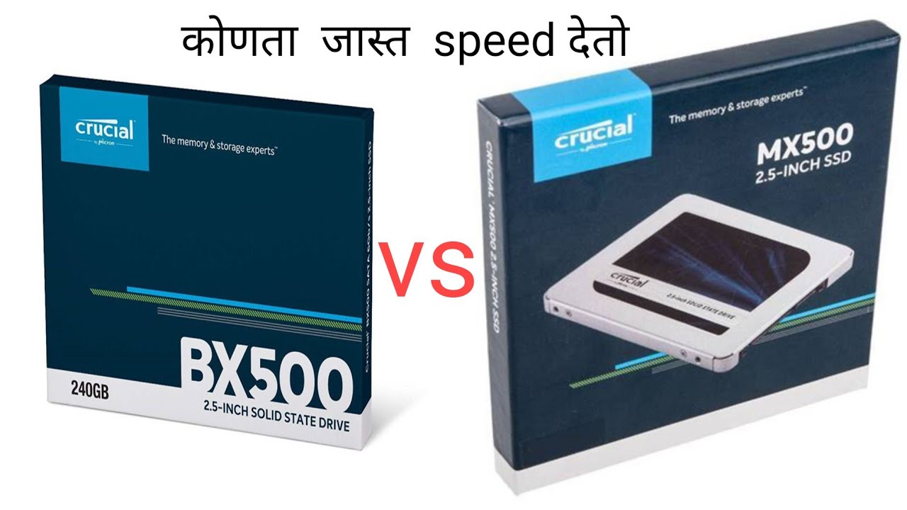 BX500 SSD VS MX500 SSD - YouTube