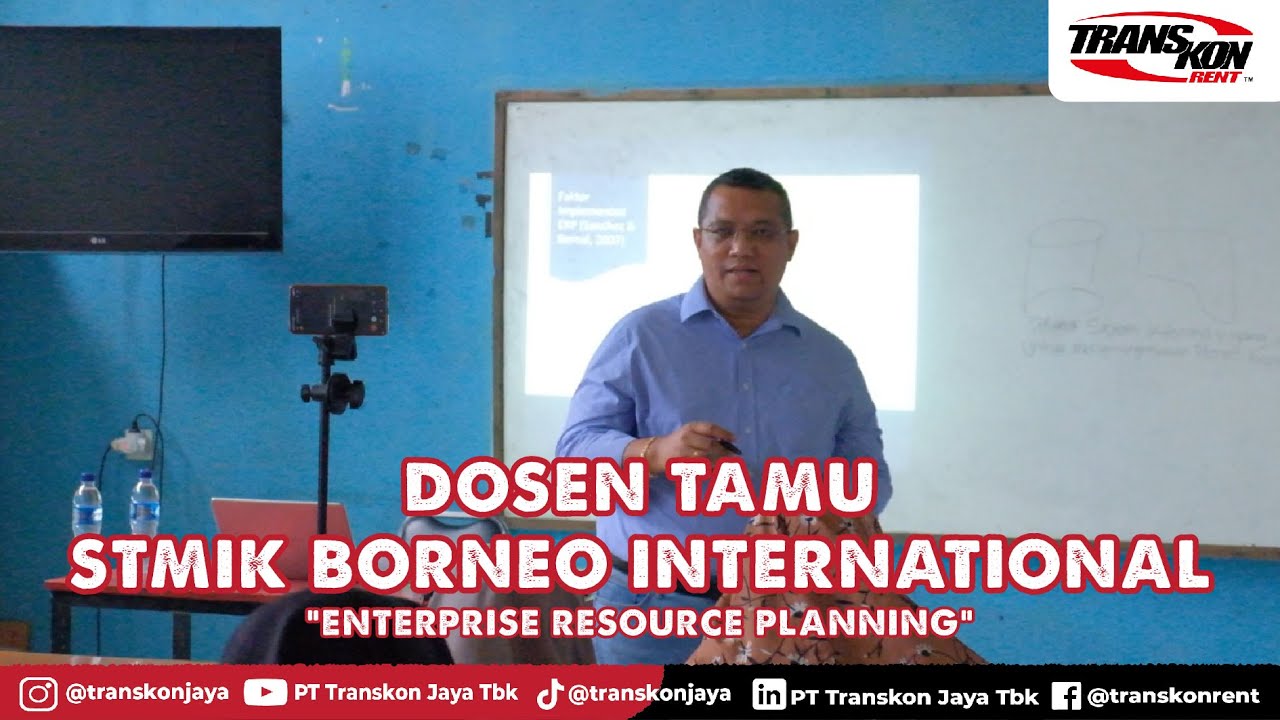 Dosen Tamu STMIK Borneo International | Pt Transkon Jaya Tbk - YouTube